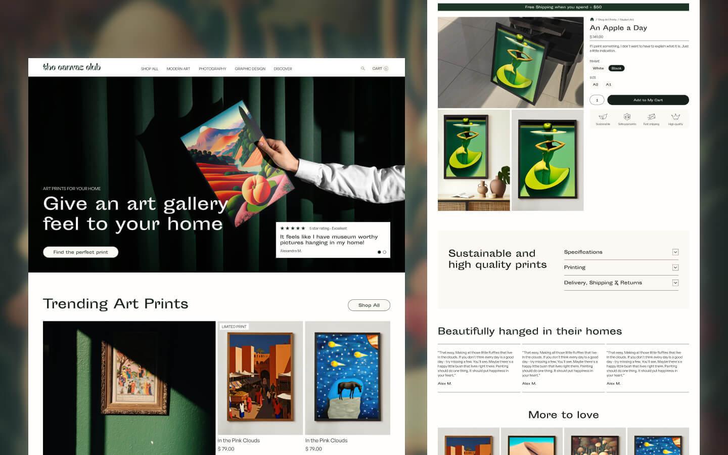 The Canvas Club - Interior design HTML5 Responsive Website Template