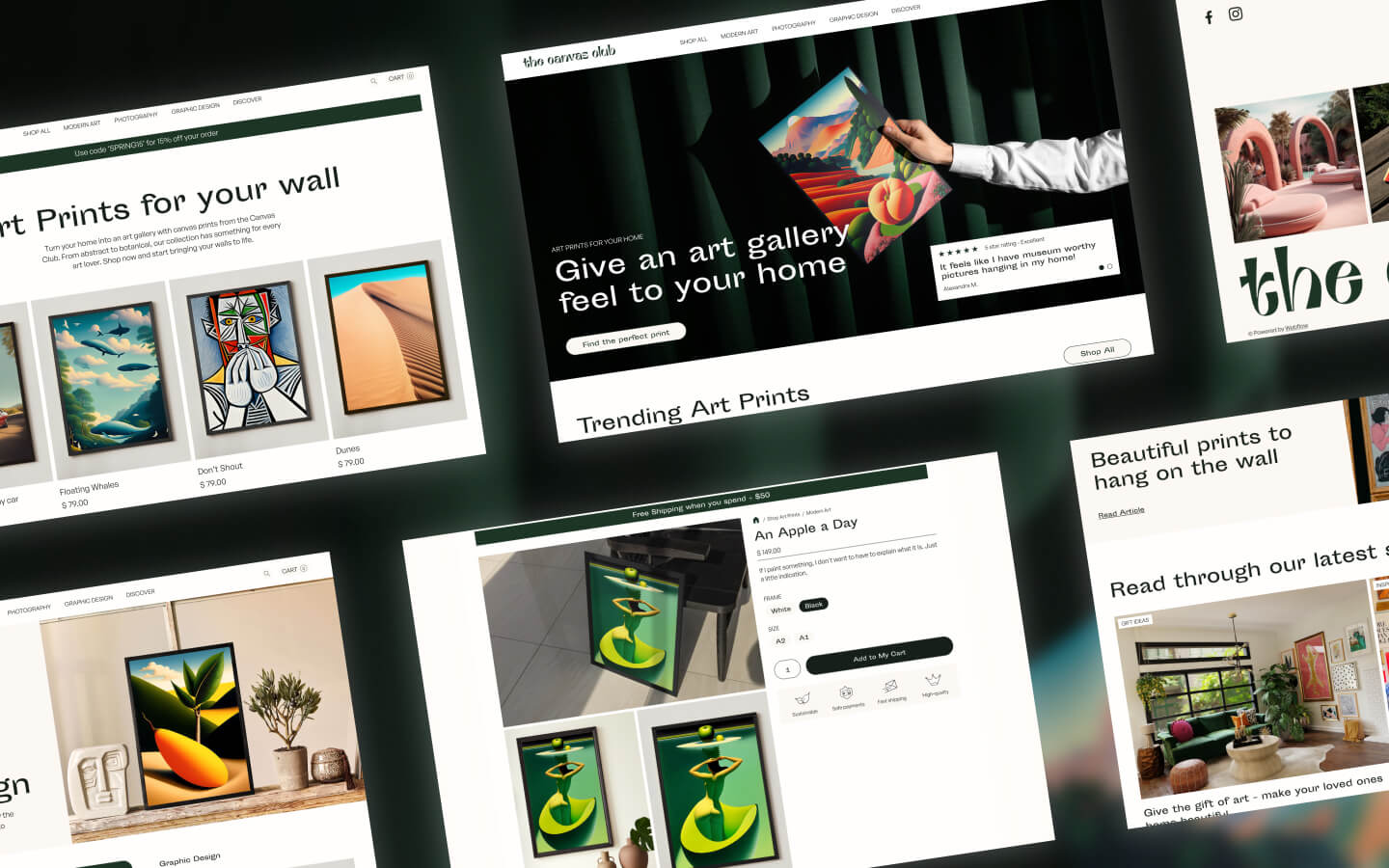 The Canvas Club - Interior design HTML5 Responsive Website Template