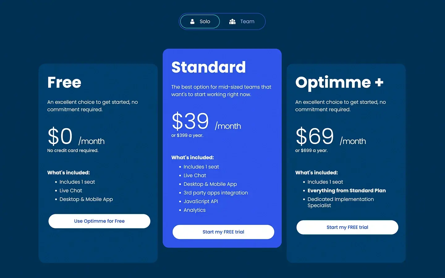 Optimme - App HTML5 Responsive Website Template