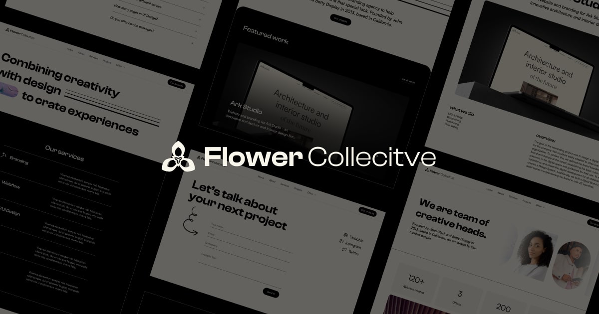 Flower Collective - Agency HTML5 Responsive Website Template