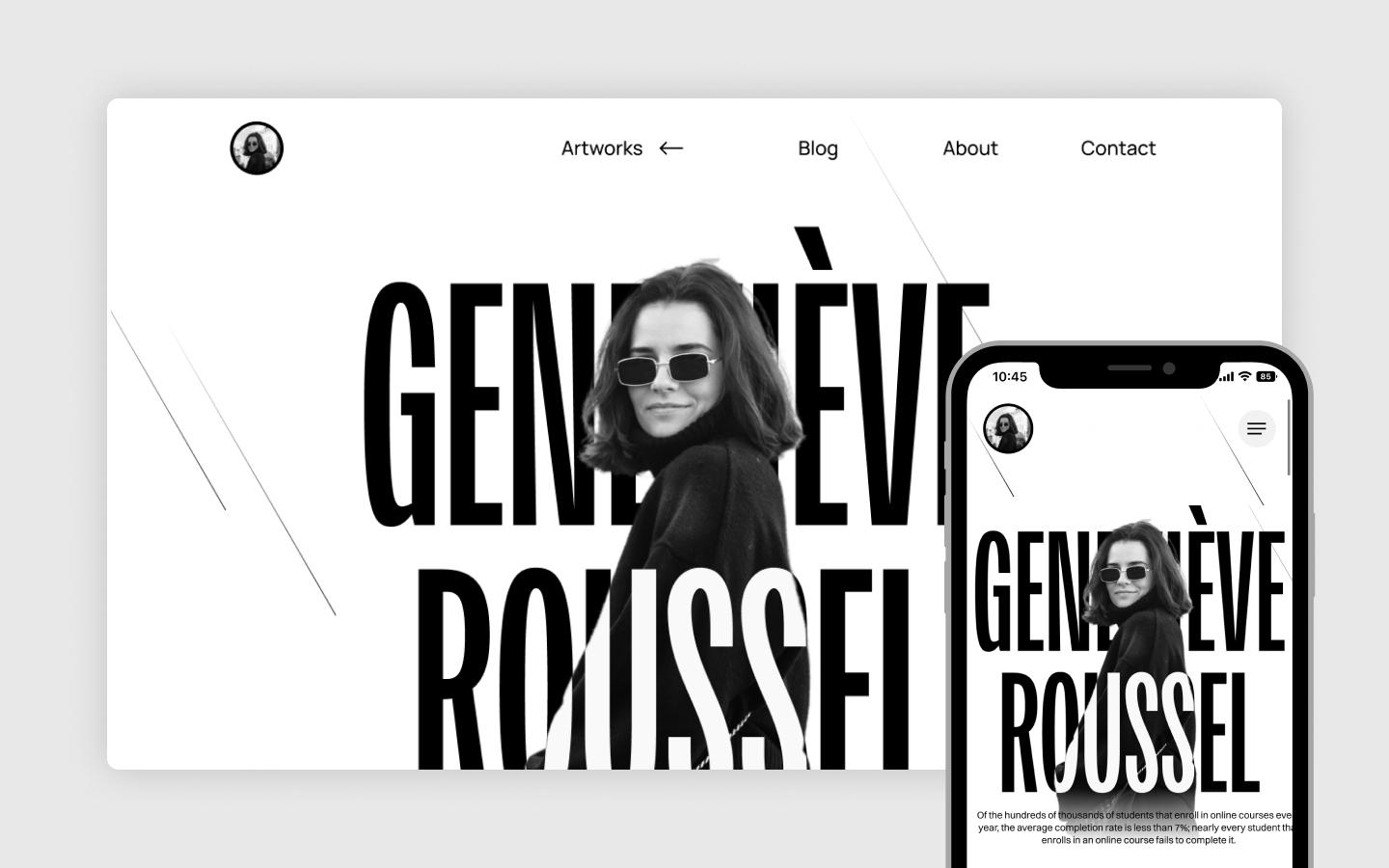 Paris - Portfolio HTML5 Responsive Website Template