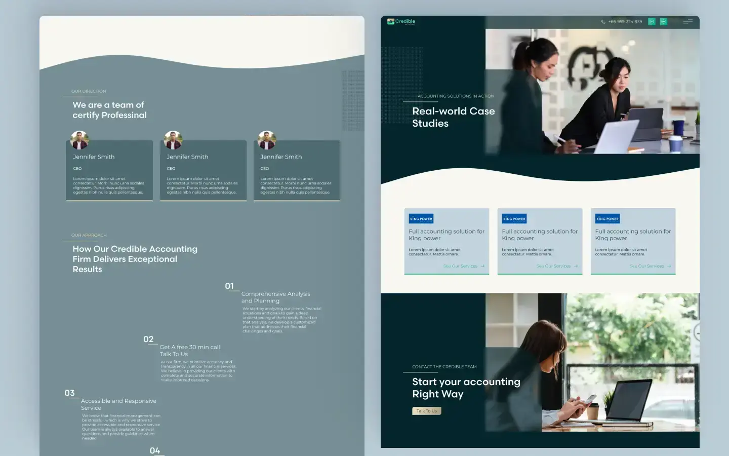 Credible - Finance HTML5 Responsive Website Template