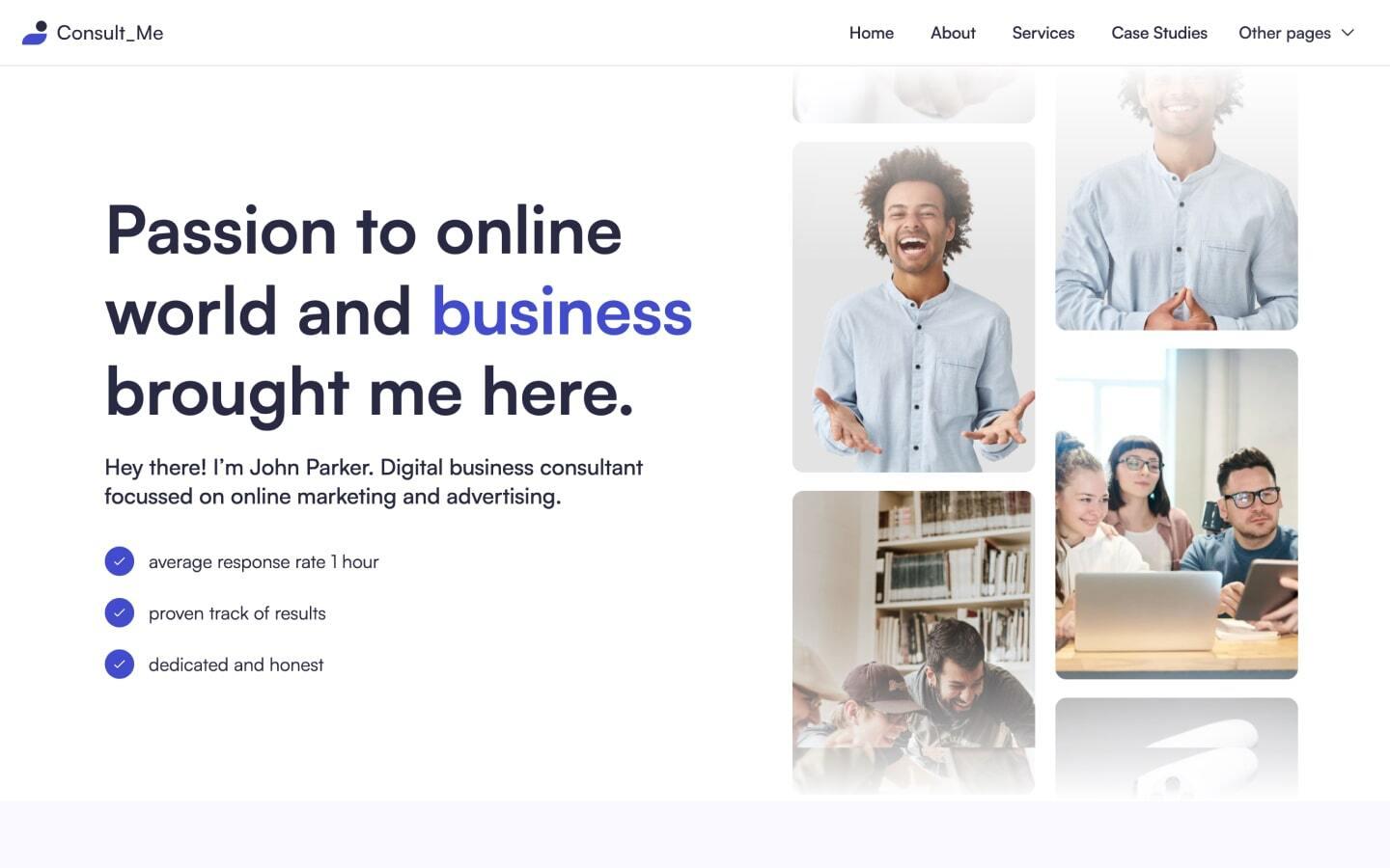 Consult Me - Consulting HTML5 Responsive Website Template