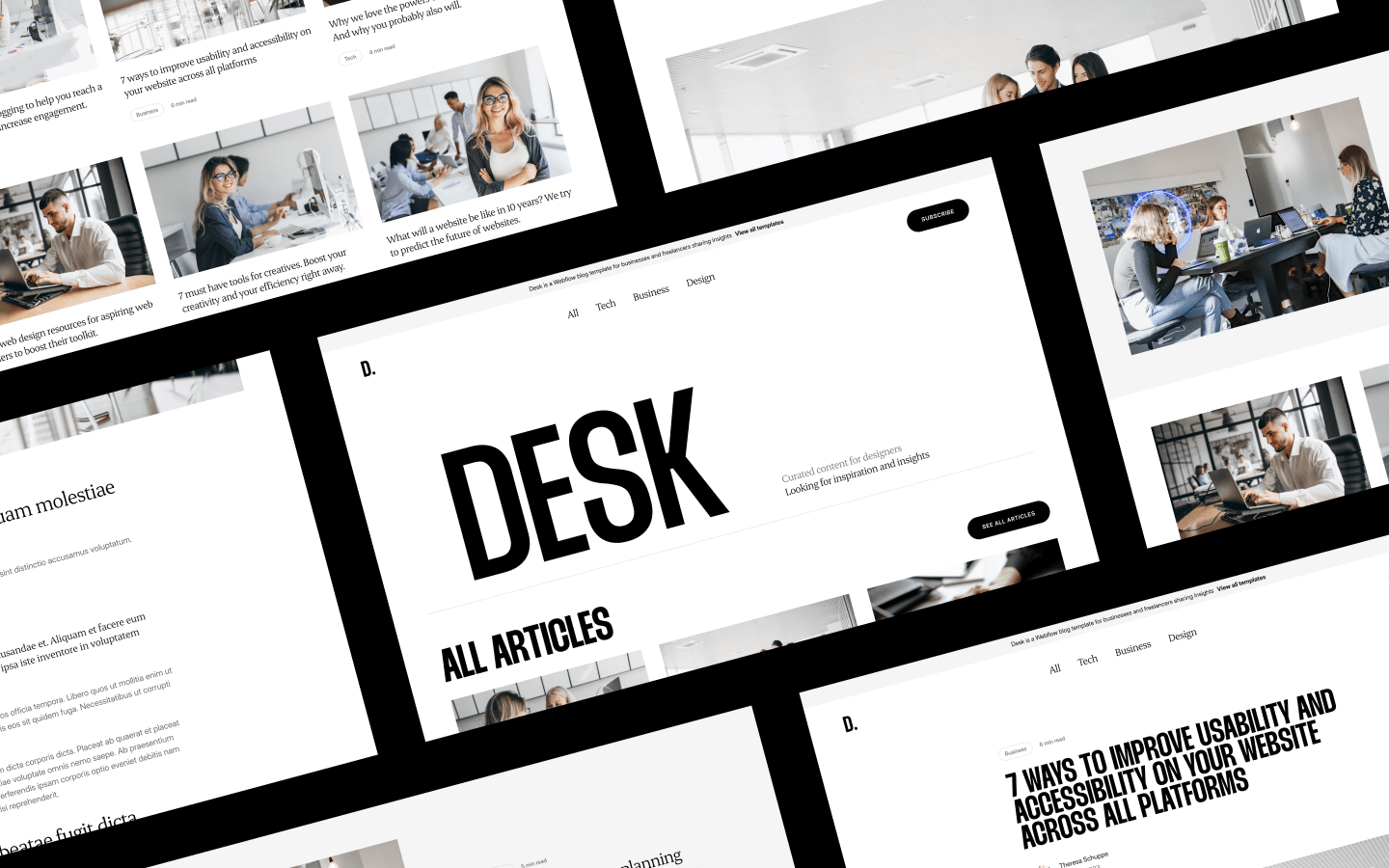 Desk - Design HTML5 Responsive Website Template