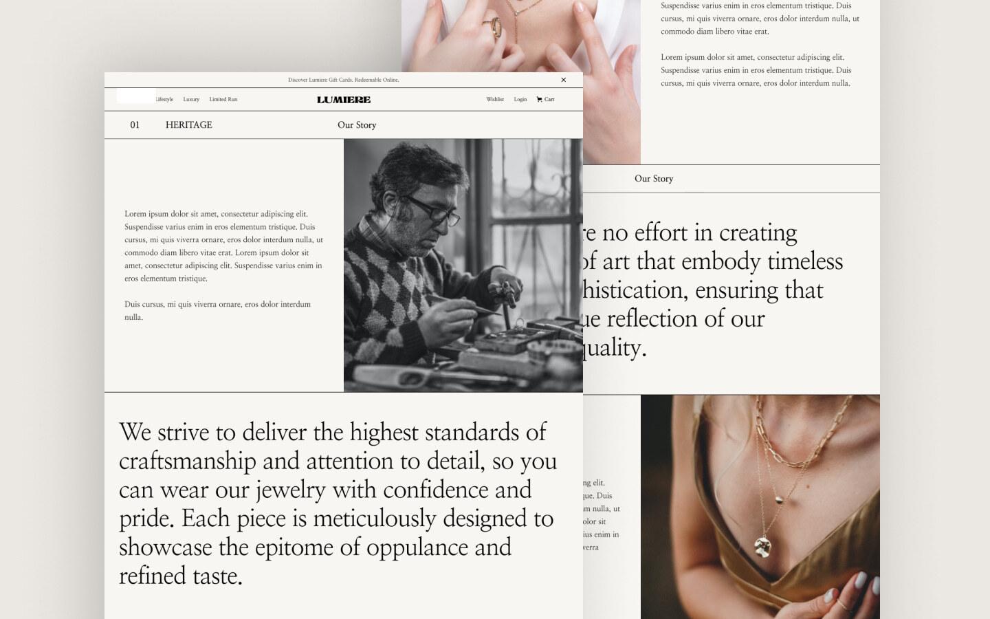 Lumiere Ecommerce - Shop HTML5 Responsive Website Template