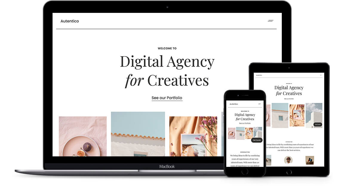 Autentico - Agency HTML5 Responsive Website Template