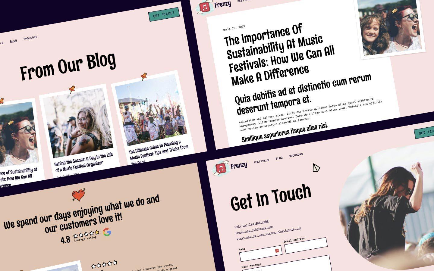 Frenzy - Event HTML5 Responsive Website Template