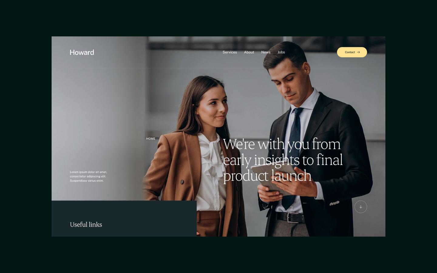 Howard - Consulting HTML5 Responsive Website Template