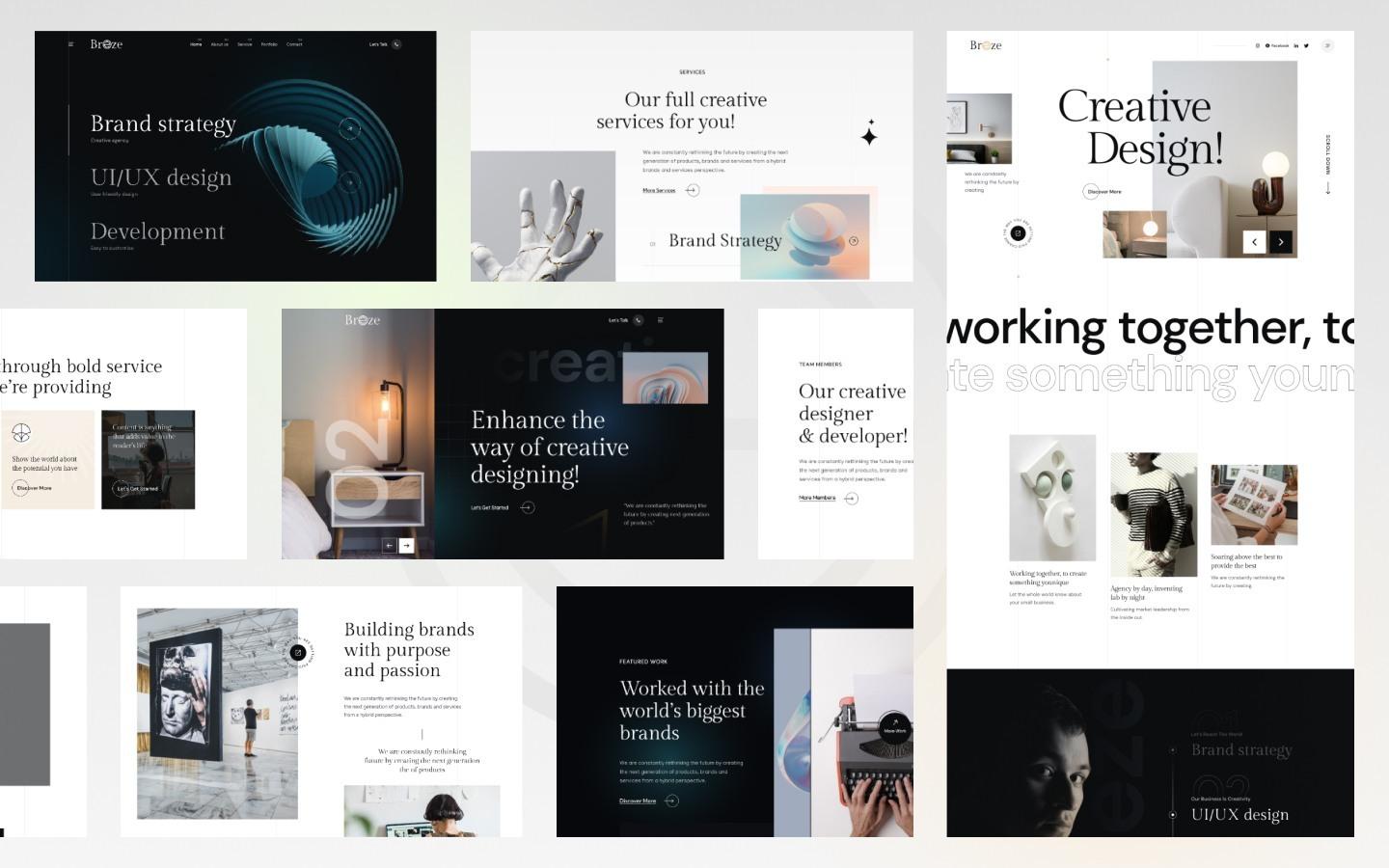 Breze - Creative HTML5 Responsive Website Template