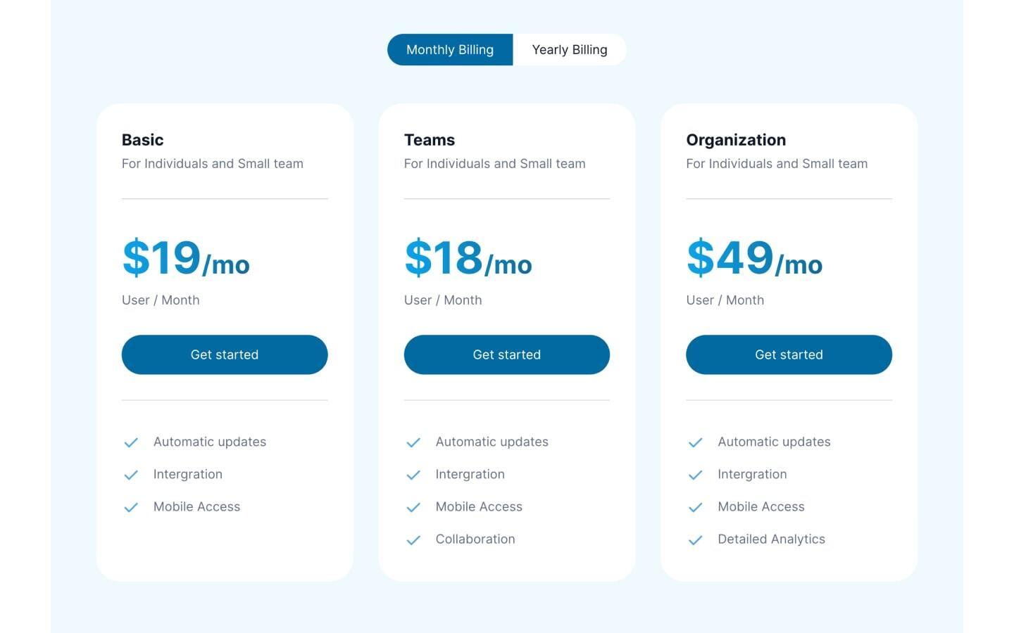 Ocean - SaaS HTML5 Responsive Website Template