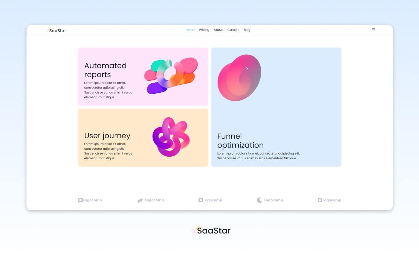 Saa-Star - SaaS HTML5 Responsive Website Template