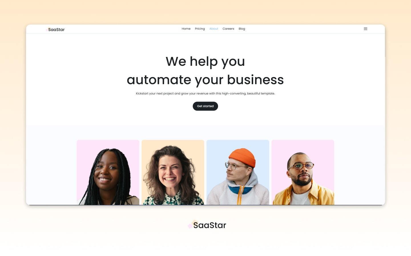 Saa-Star - SaaS HTML5 Responsive Website Template