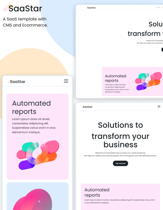 Saa-Star - SaaS HTML5 Responsive Website Template
