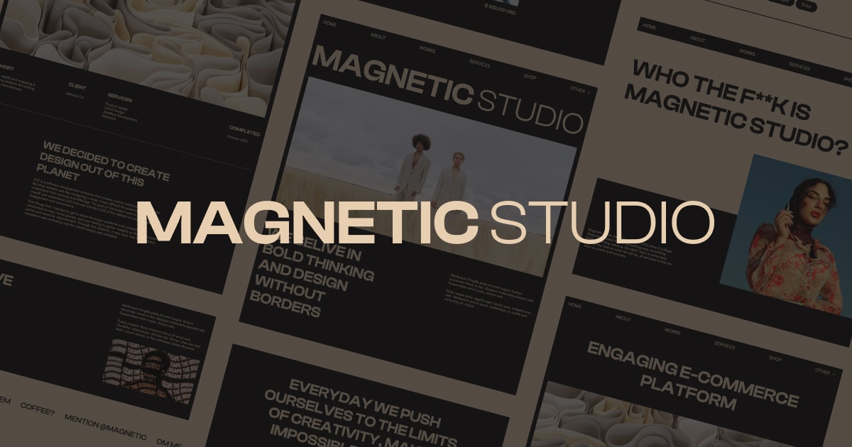Magnetic Studio - Agency HTML5 Responsive Website Template
