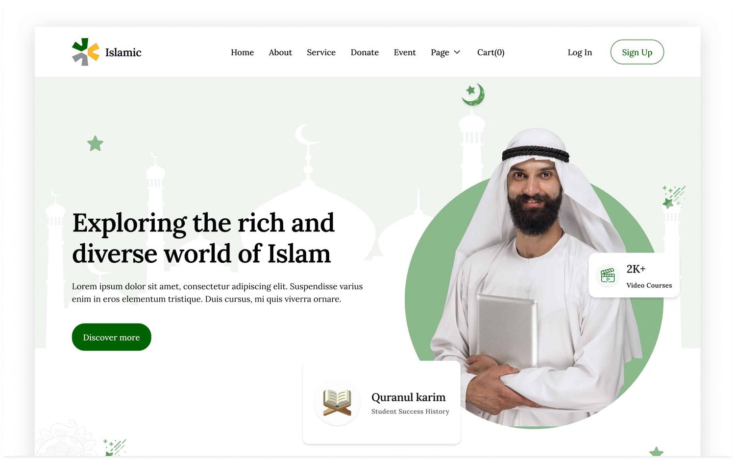AirIslamic - Religion HTML5 Responsive Website Template