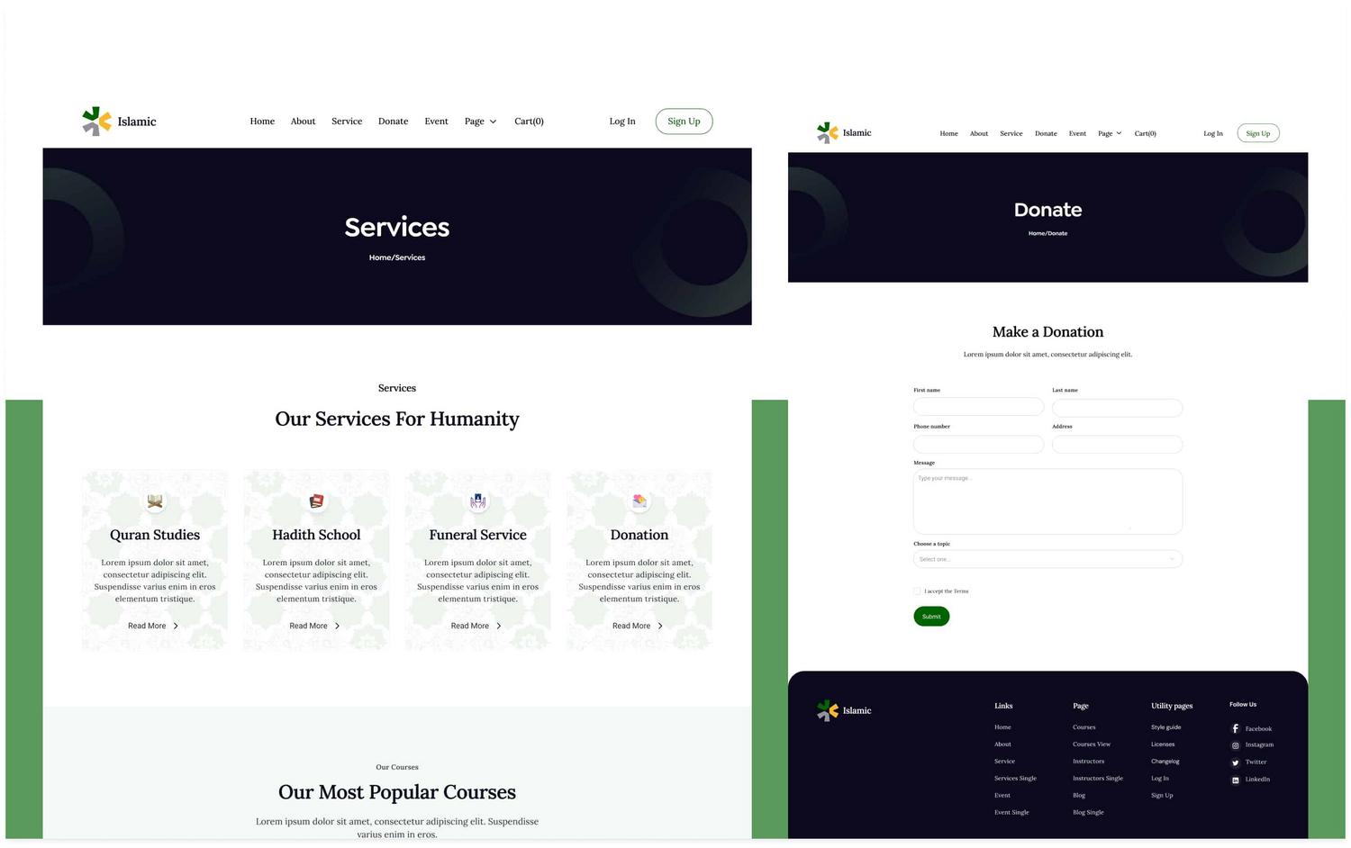 AirIslamic - Religion HTML5 Responsive Website Template