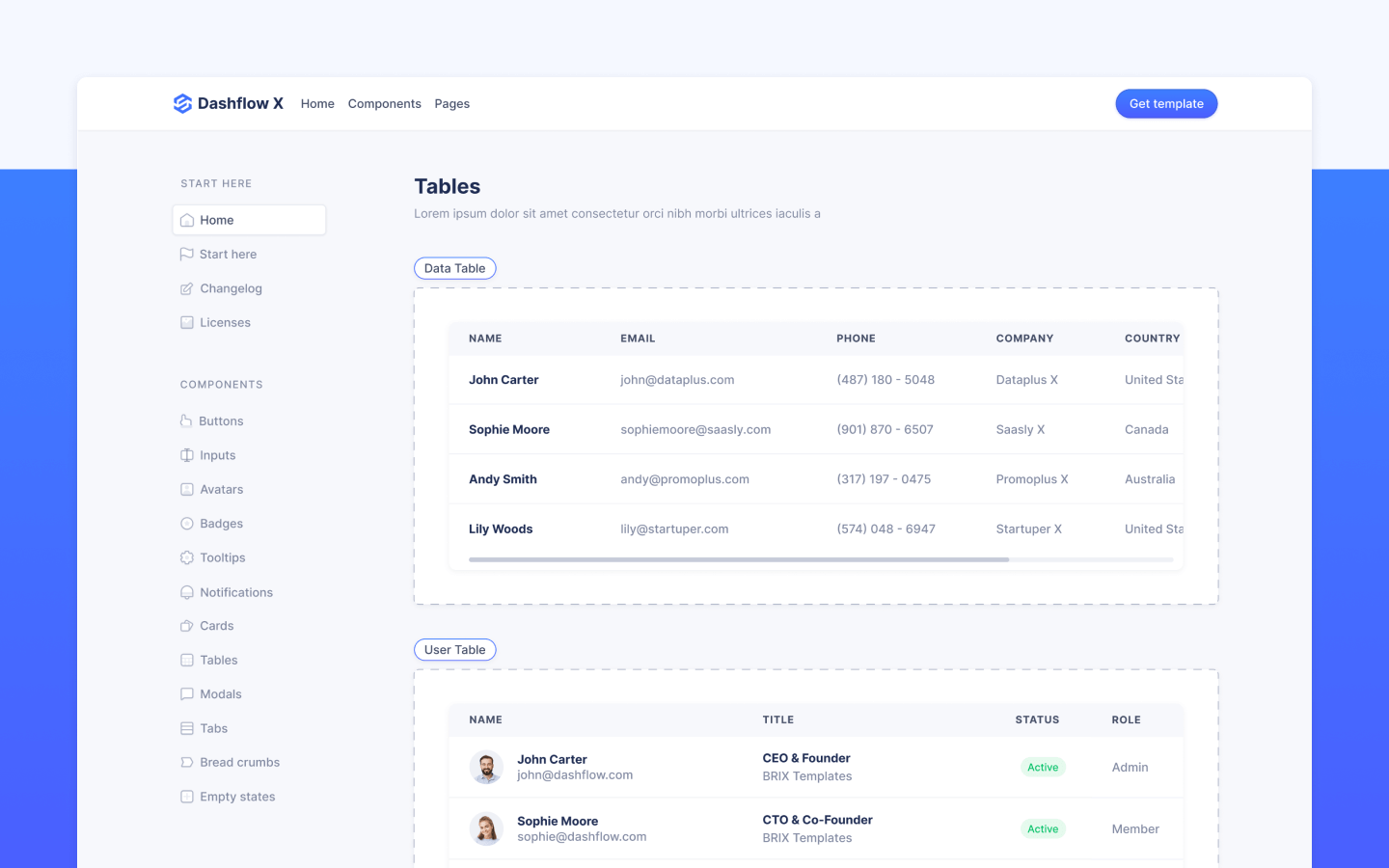 Dashflow X - DevLink HTML5 Responsive Website Template