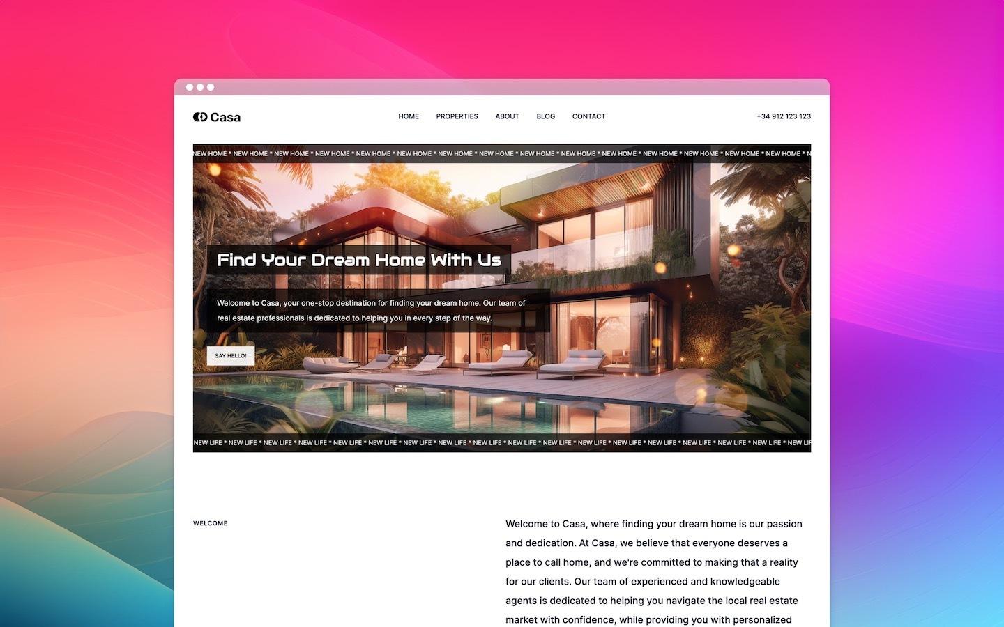 Casa - Real Estate HTML5 Responsive Website Template