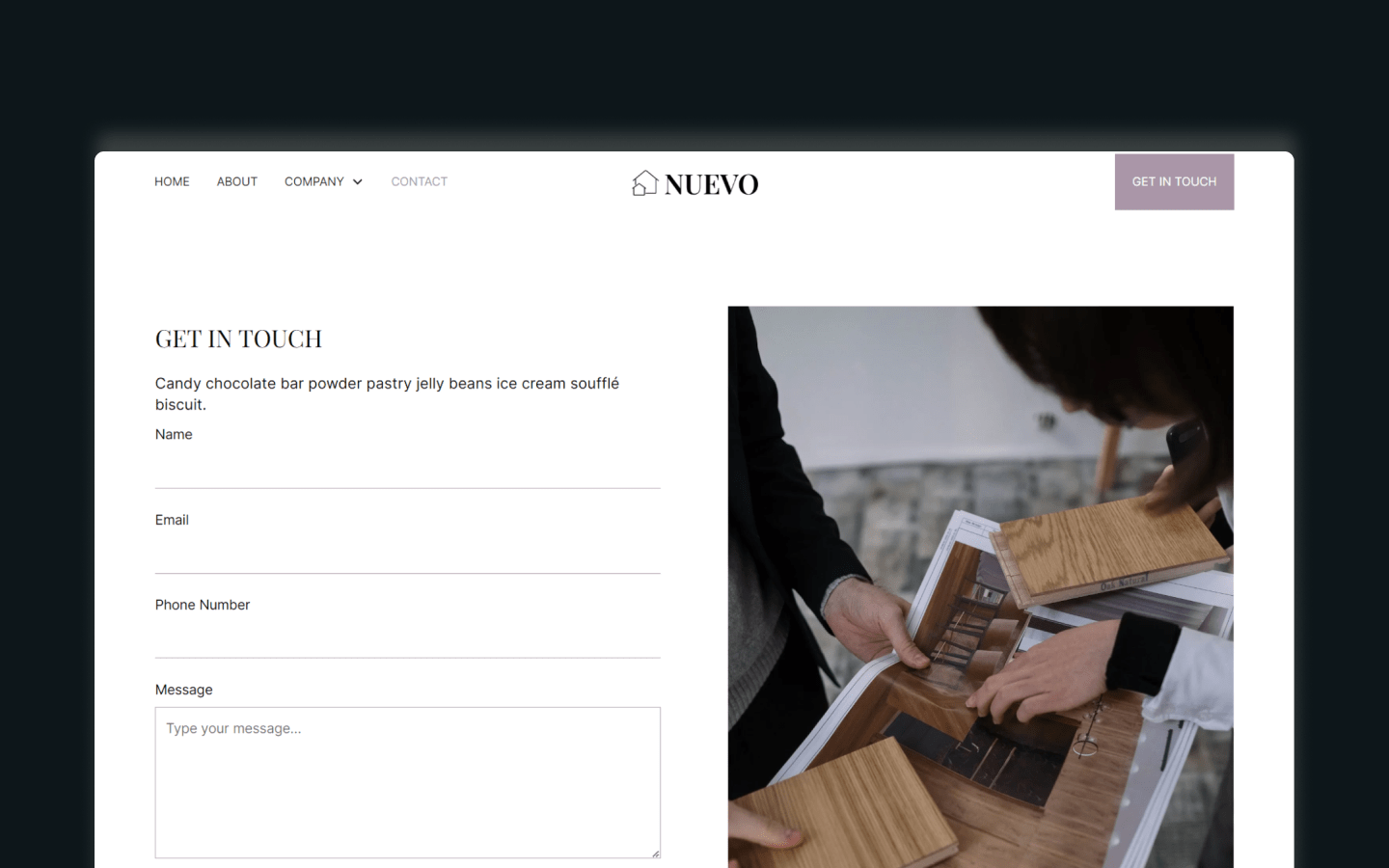 Nuevo - Architecture HTML5 Responsive Website Template