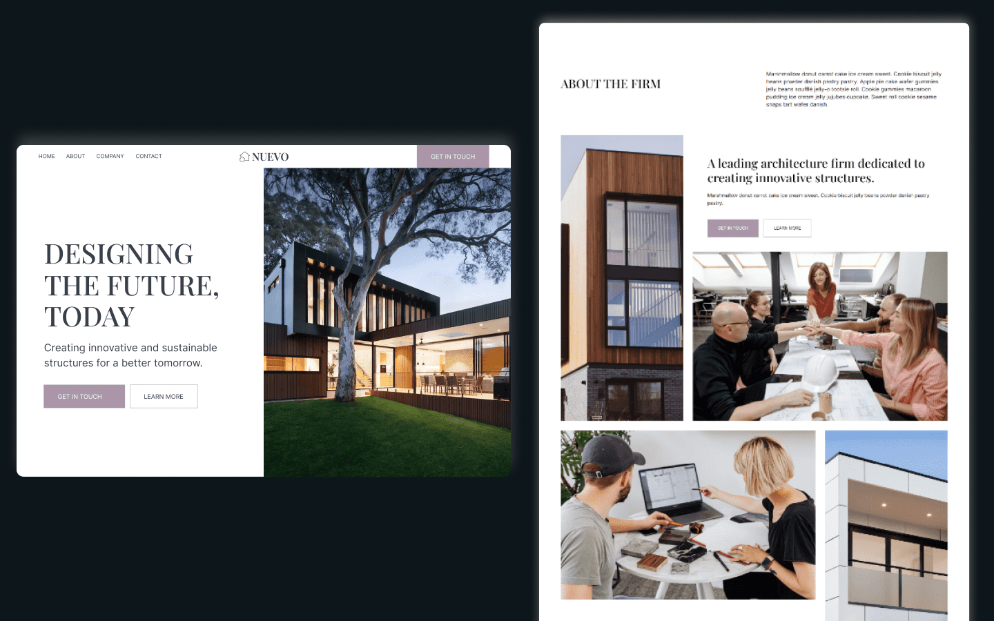 Nuevo - Architecture HTML5 Responsive Website Template