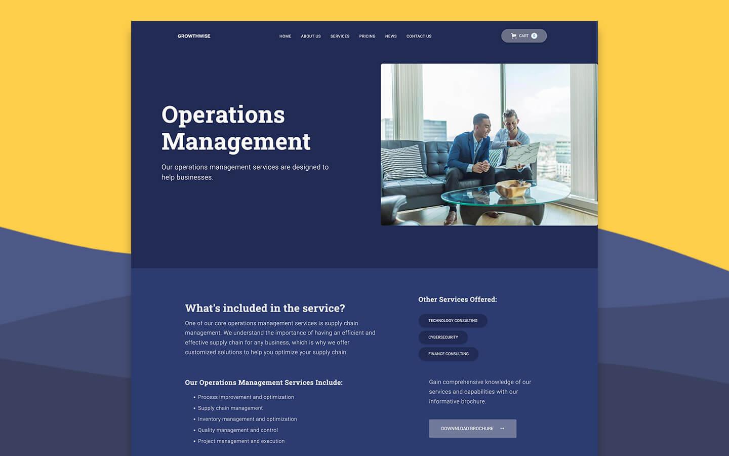 Growthwise - Consulting HTML5 Responsive Website Template