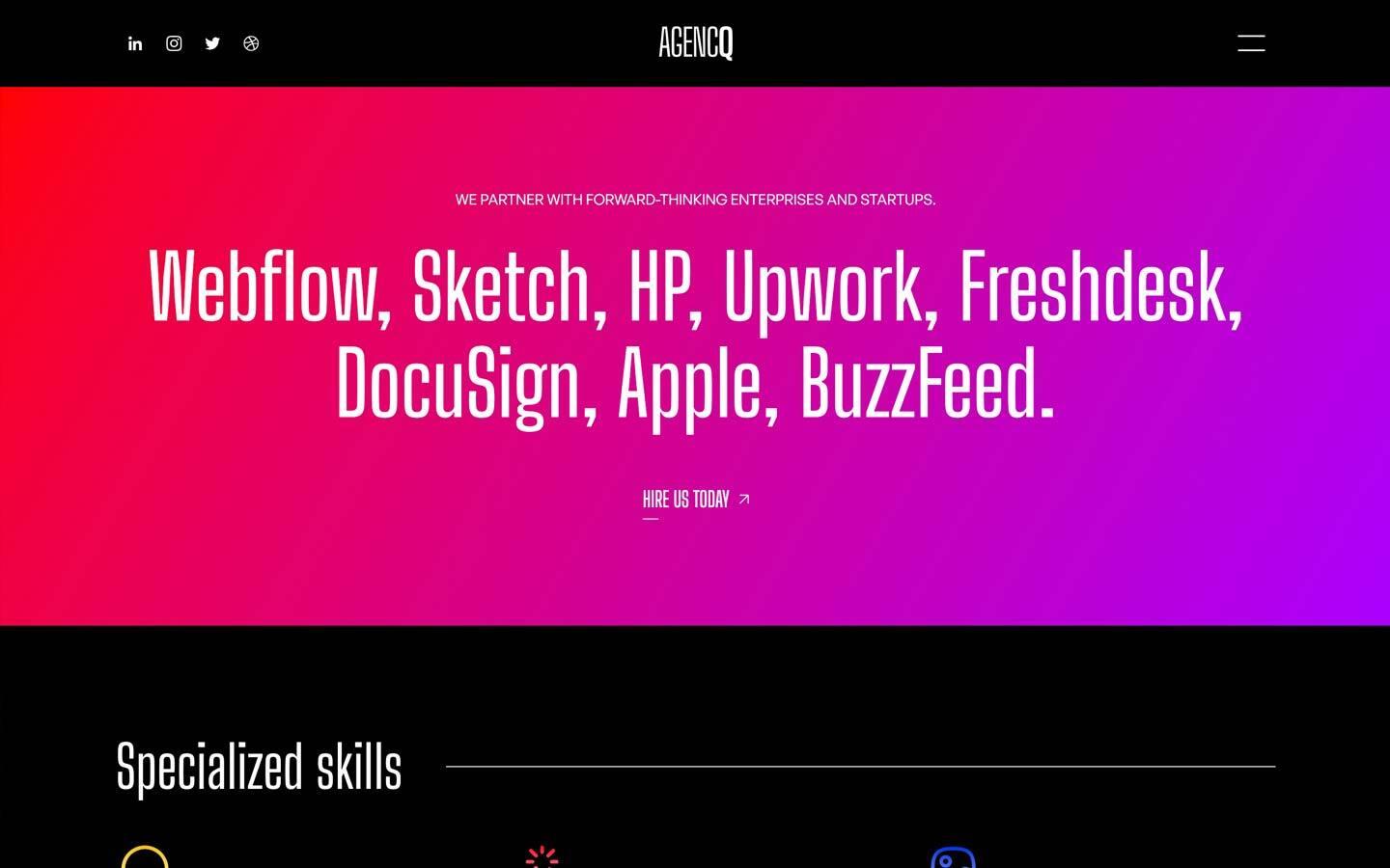 AgencQ - Creative HTML5 Responsive Website Template
