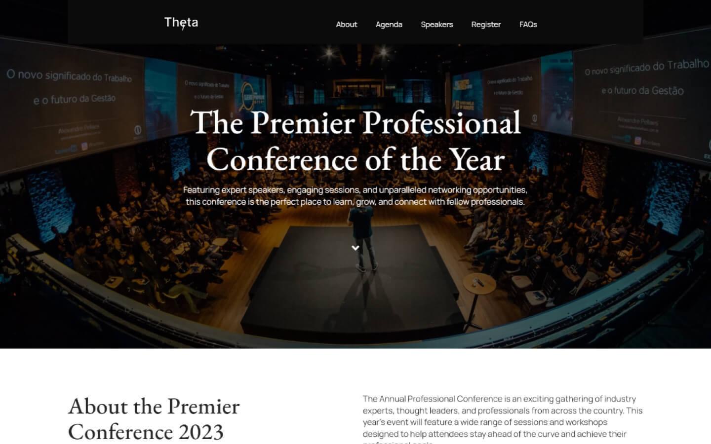 Theta - Event HTML5 Responsive Website Template