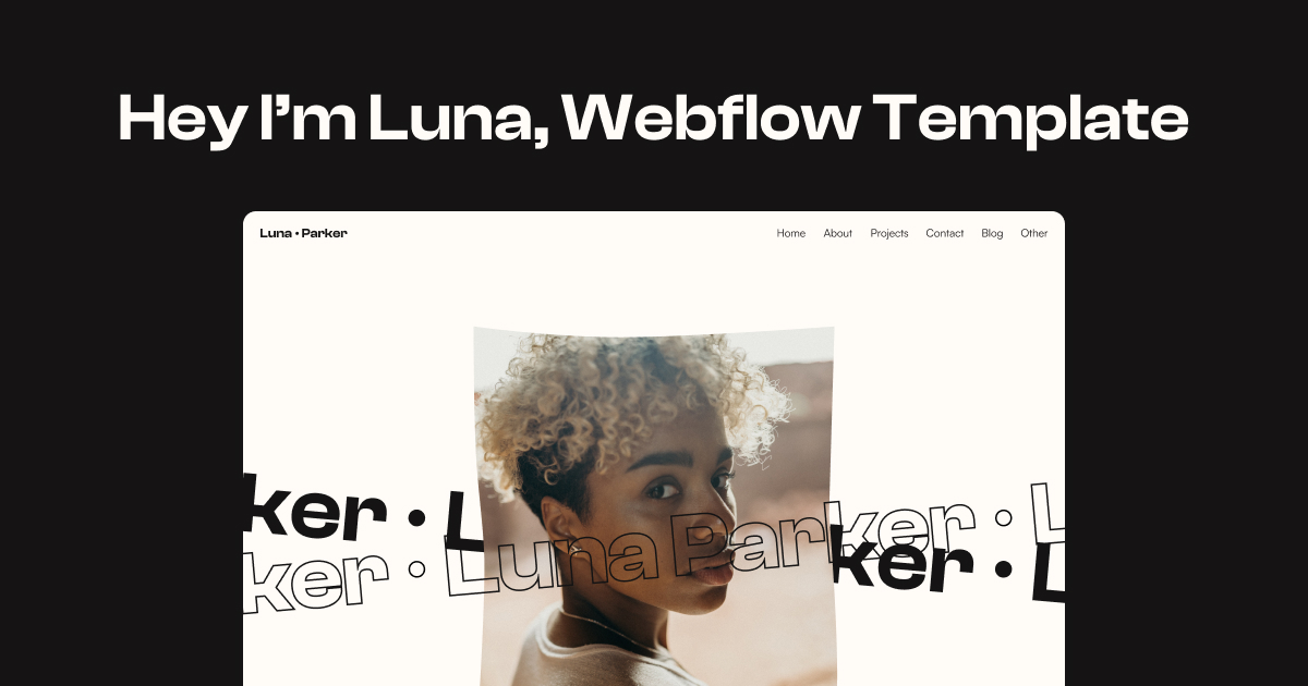 Luna Folio - Portfolio HTML5 Responsive Website Template