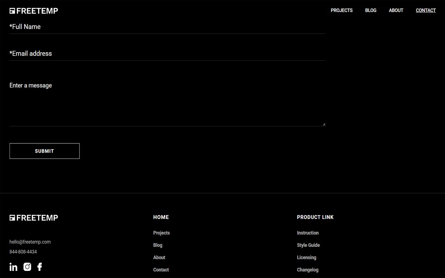 Freetemp - Agency HTML5 Responsive Website Template