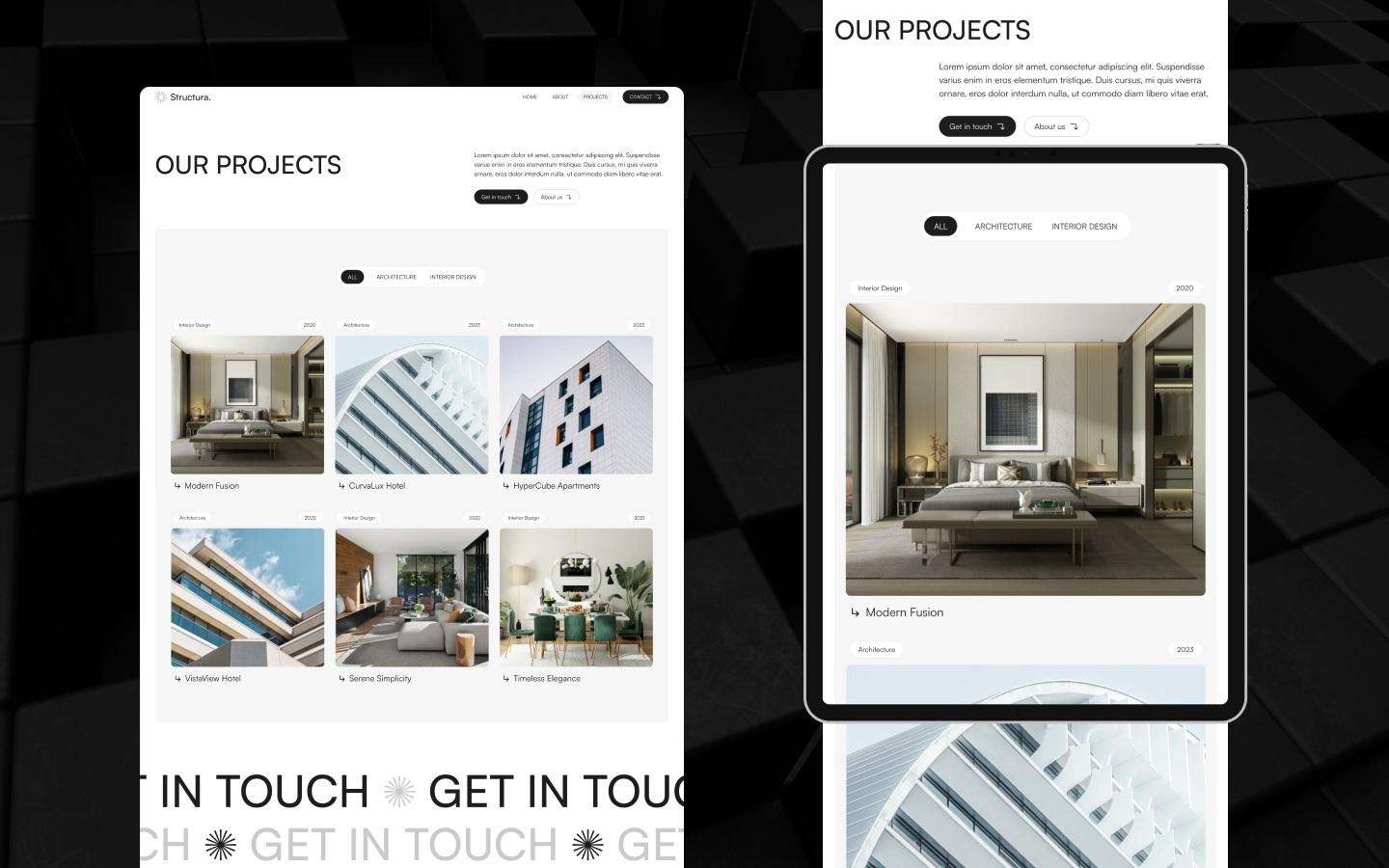 Structura - Architecture HTML5 Responsive Website Template