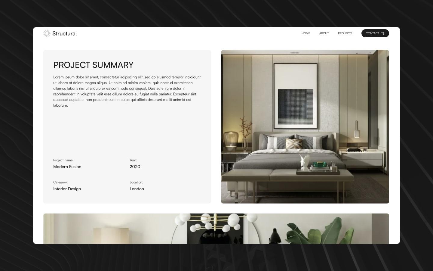 Structura - Architecture HTML5 Responsive Website Template