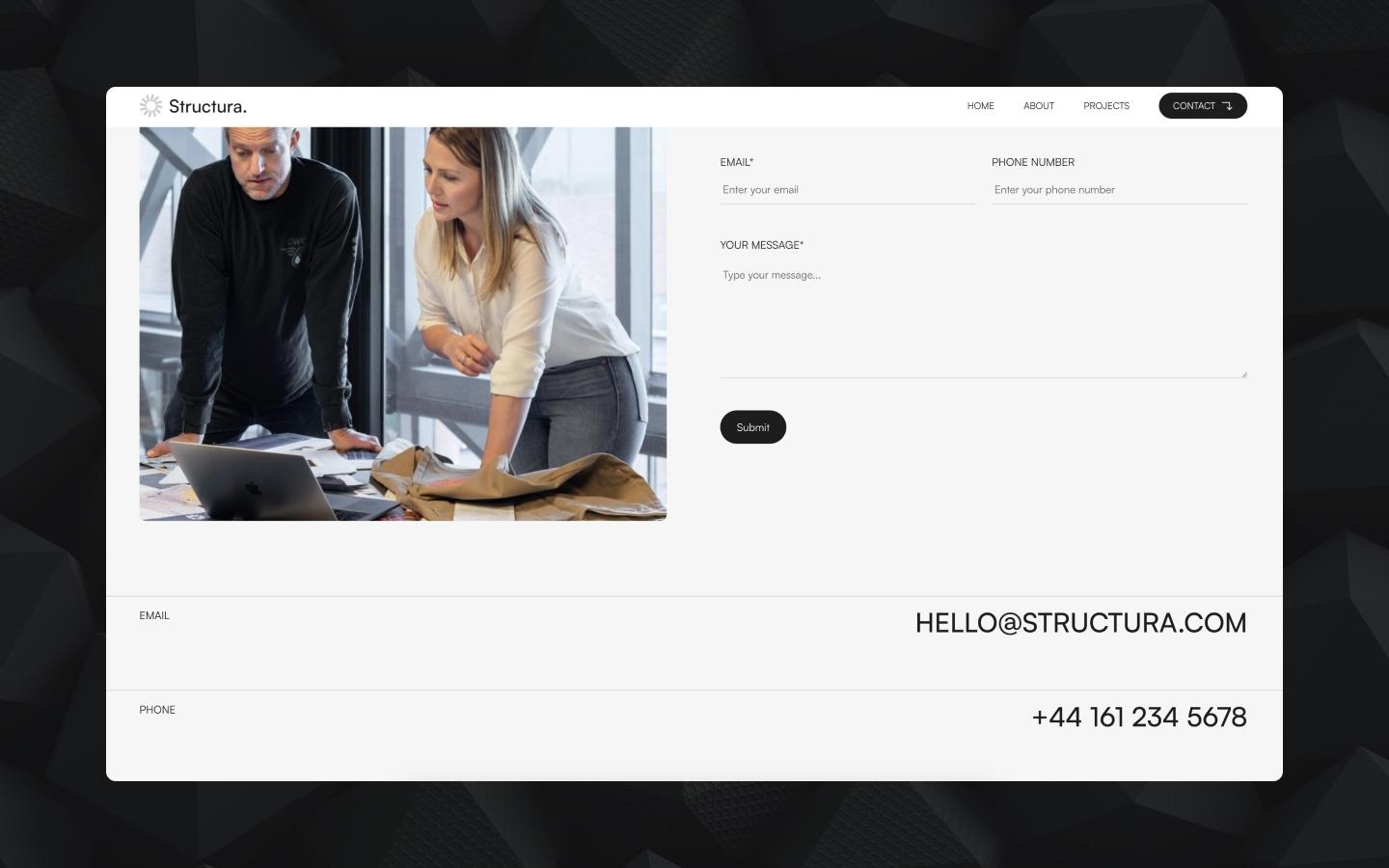 Structura - Architecture HTML5 Responsive Website Template