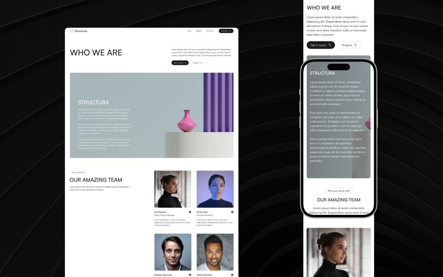 Structura - Architecture HTML5 Responsive Website Template
