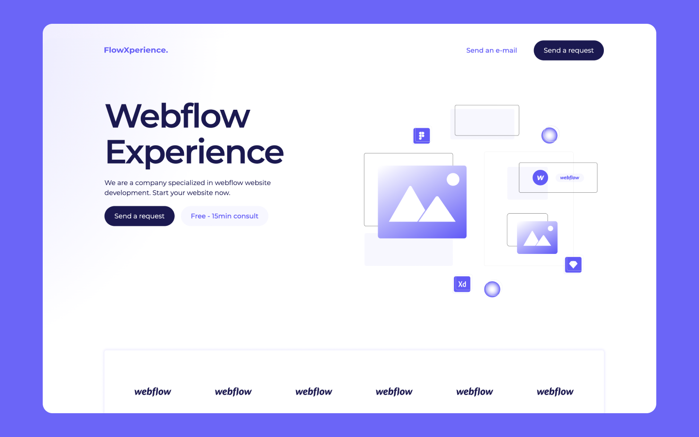 Flowxperience - Landing page HTML5 Responsive Website Template