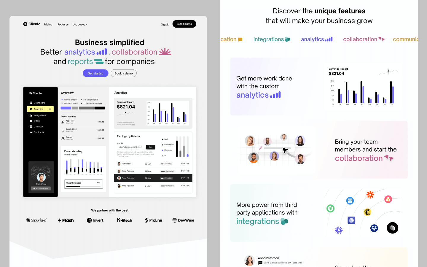 Cliento - SaaS HTML5 Responsive Website Template
