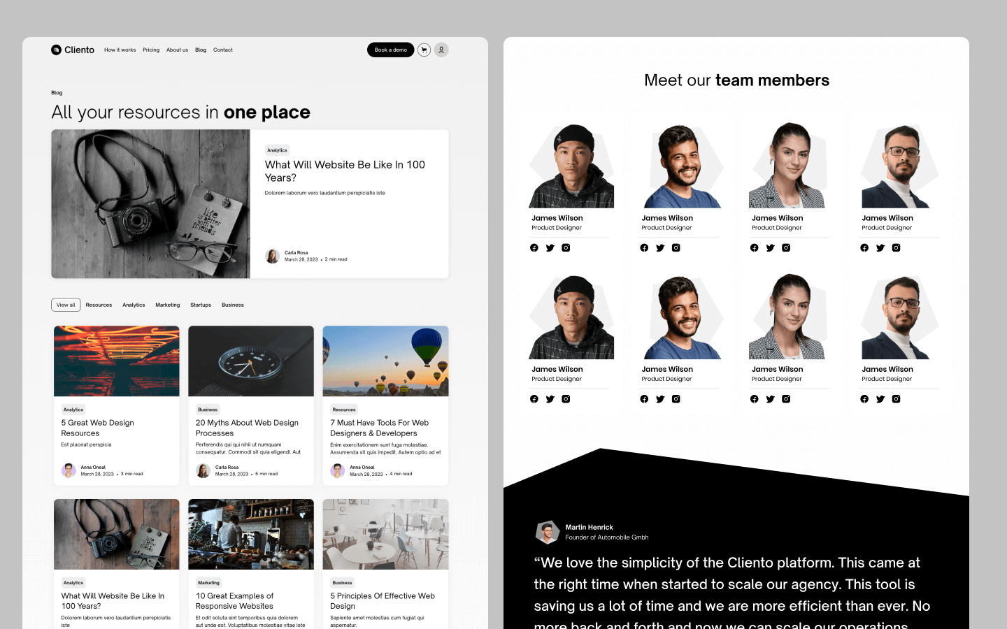 Cliento - SaaS HTML5 Responsive Website Template