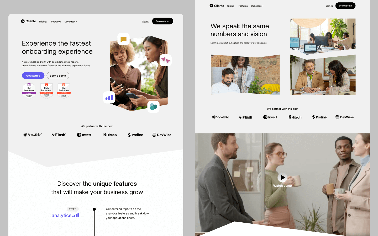 Cliento - SaaS HTML5 Responsive Website Template