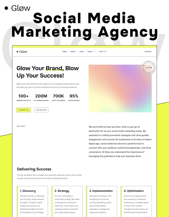 Glow - Startup HTML5 Responsive Website Template