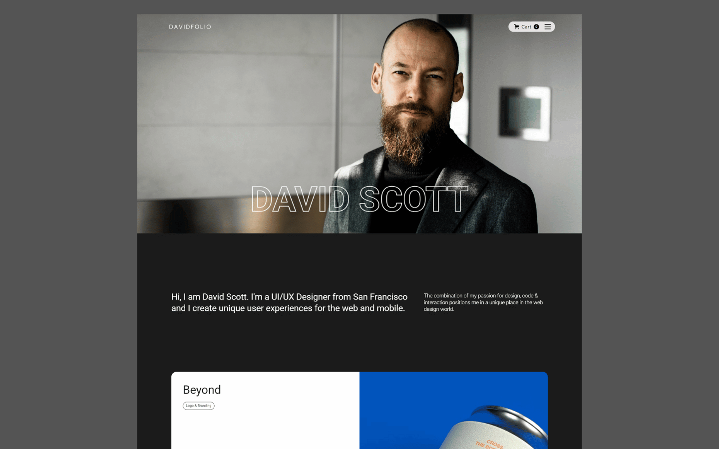 Davidfolio - Portfolio HTML5 Responsive Website Template