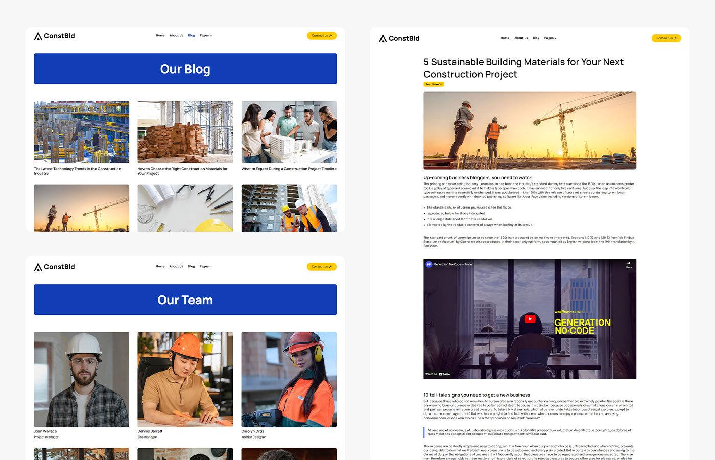 Constbld - Construction HTML5 Responsive Website Template