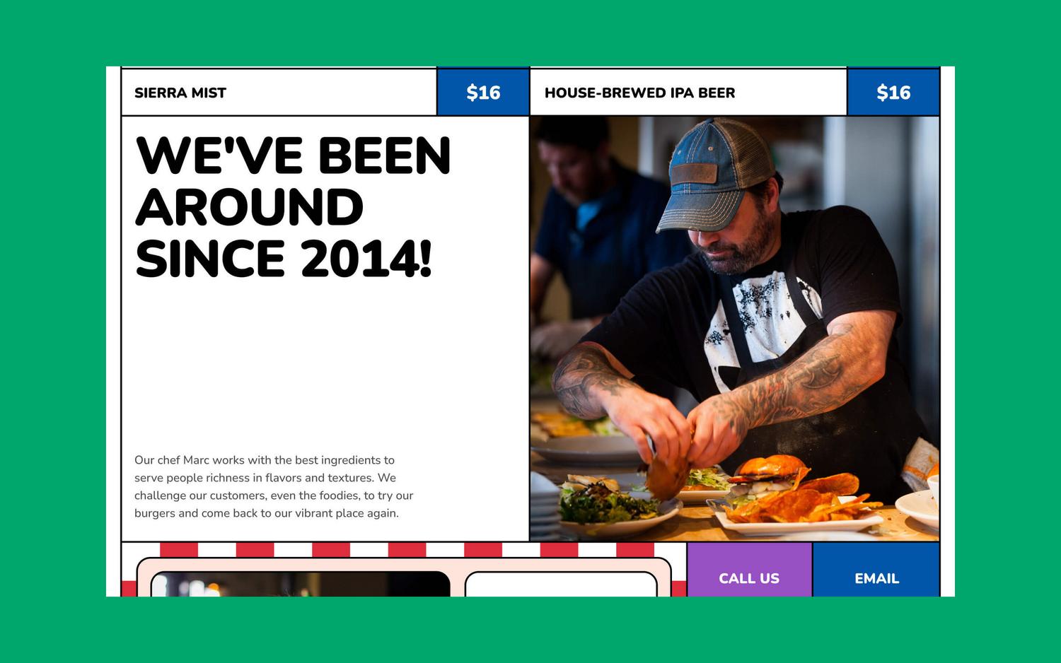 Lord Burger - Restaurant HTML5 Responsive Website Template