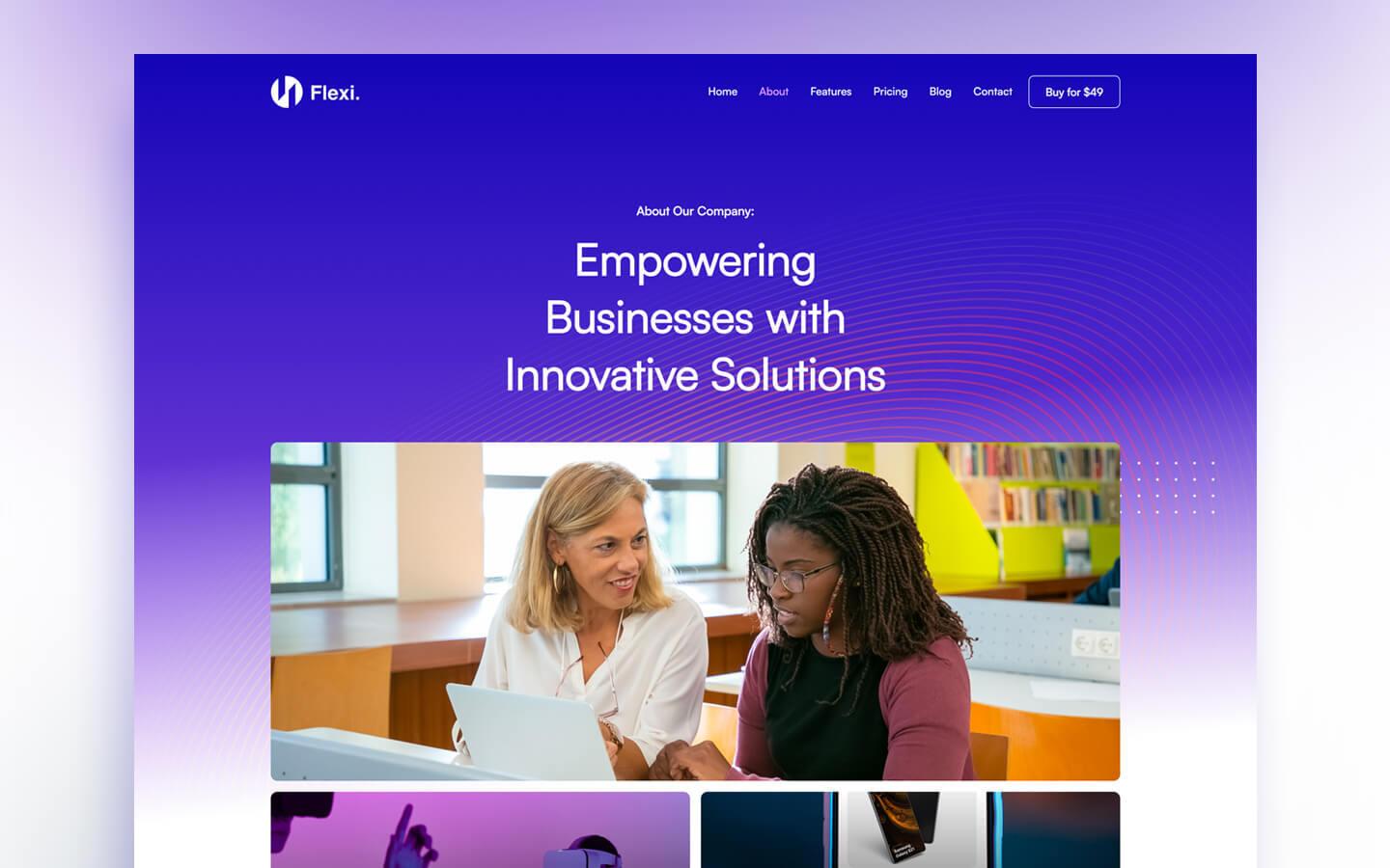Flexi - SaaS HTML5 Responsive Website Template