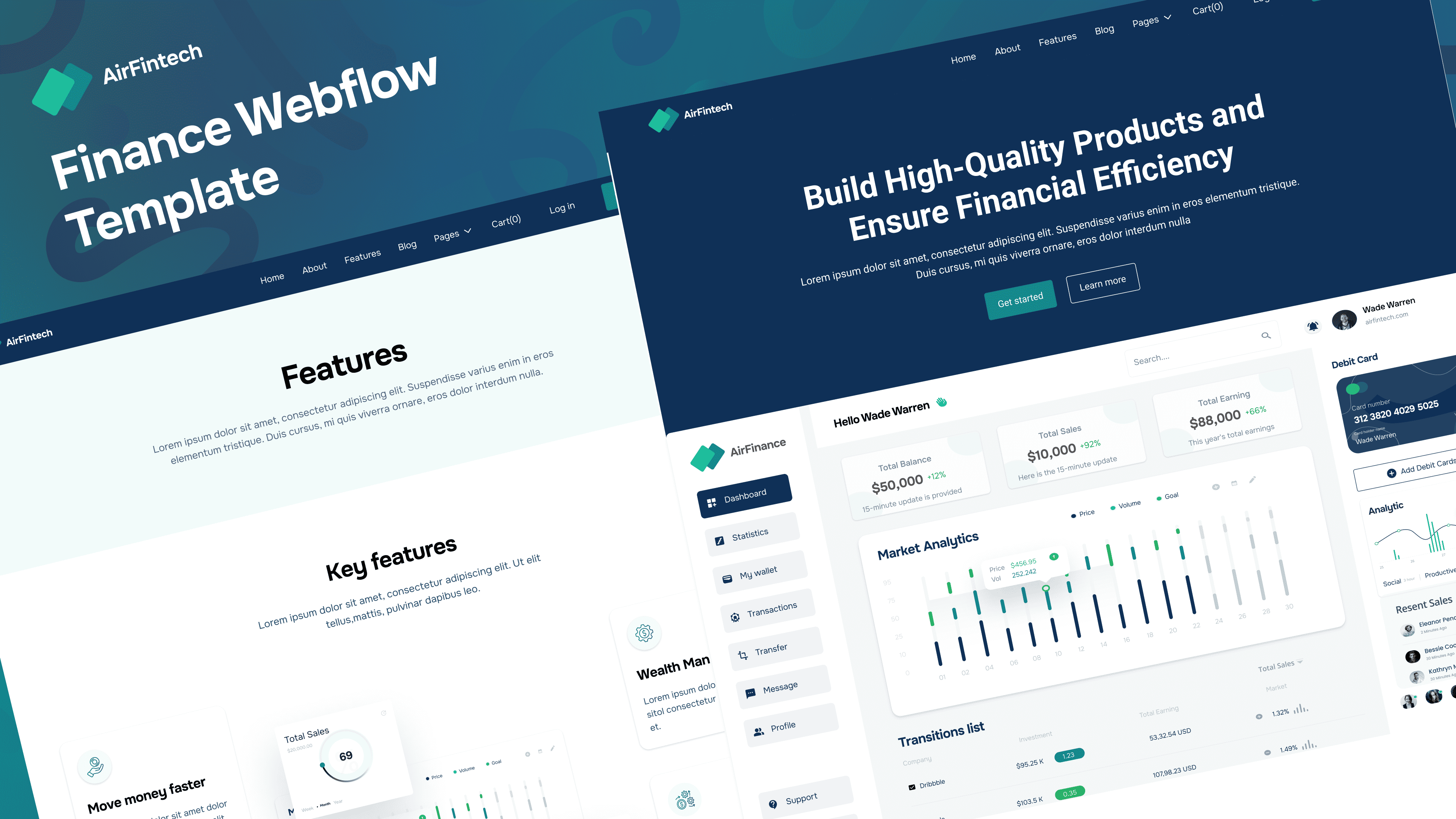 AirFintech - Finance HTML5 Responsive Website Template