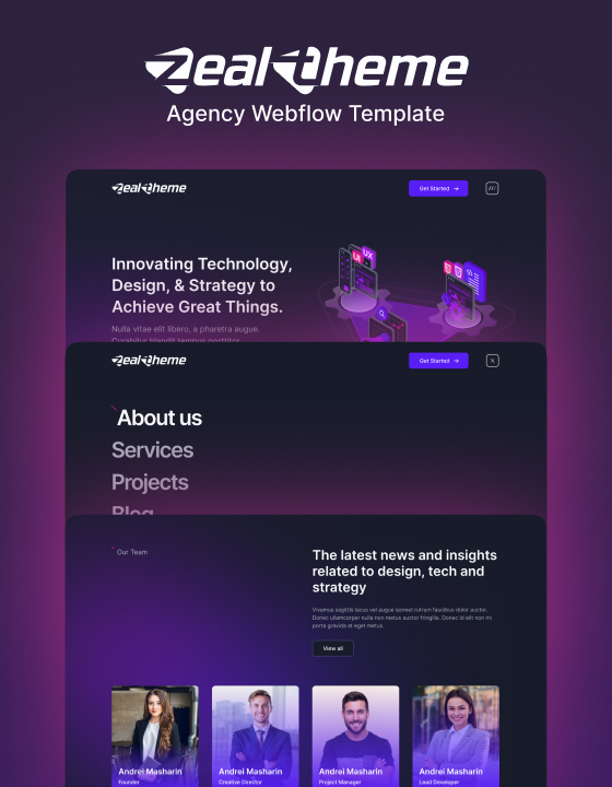 ZealTheme - Agency HTML5 Responsive Website Template