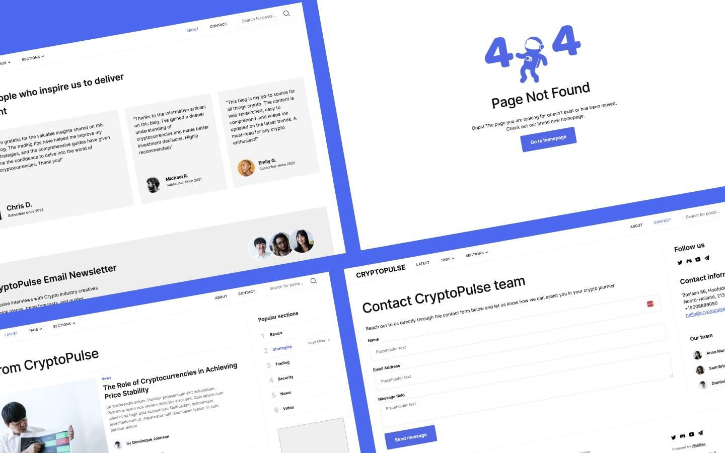 CryptoPulse - Technology HTML5 Responsive Website Template