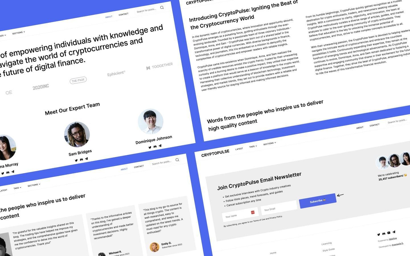 CryptoPulse - Technology HTML5 Responsive Website Template