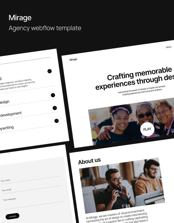 Mirage - Agency HTML5 Responsive Website Template
