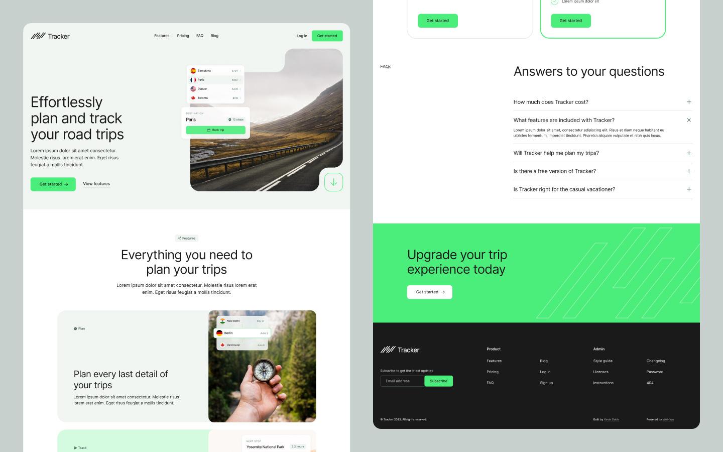Tracker - SaaS HTML5 Responsive Website Template
