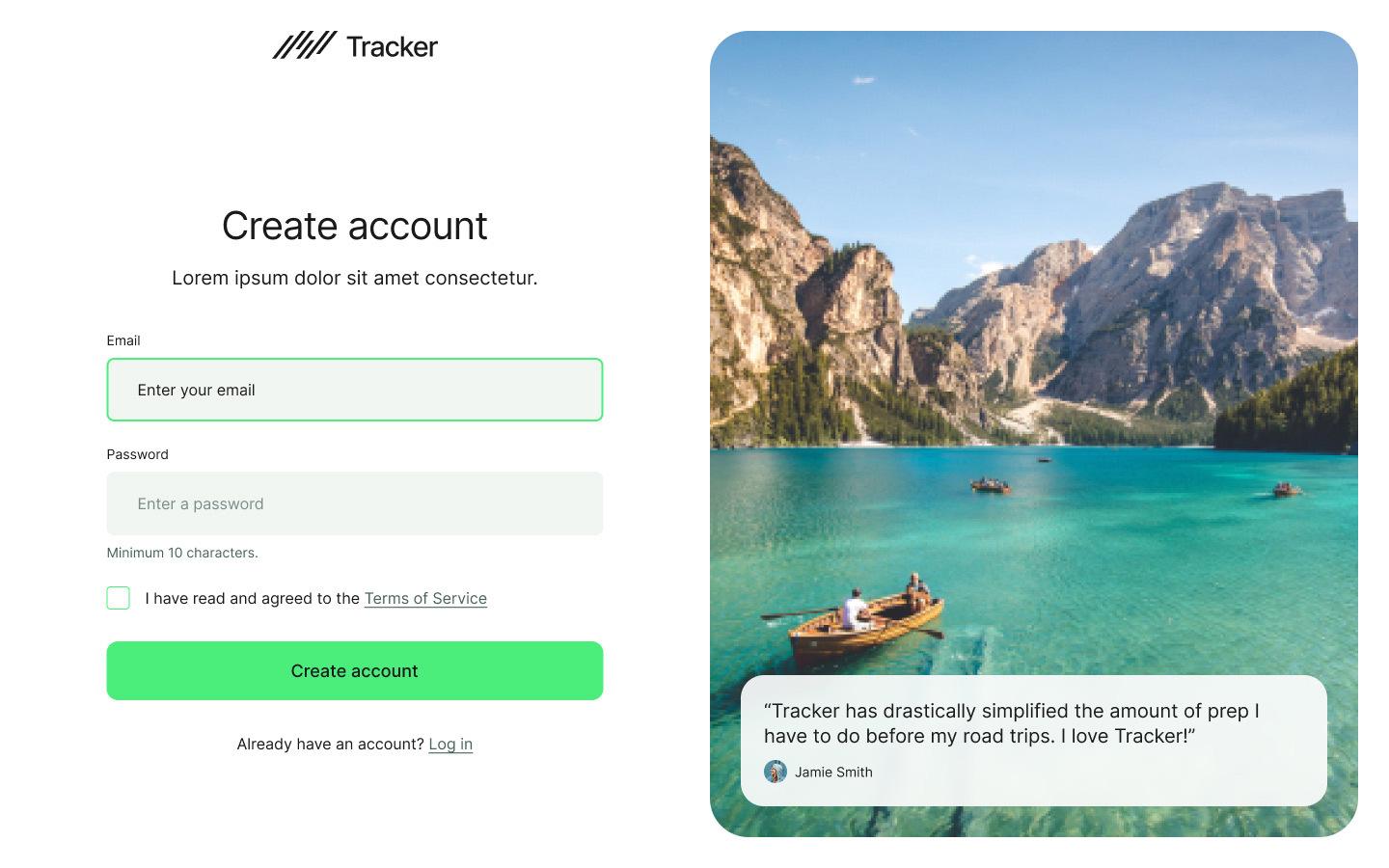 Tracker - SaaS HTML5 Responsive Website Template