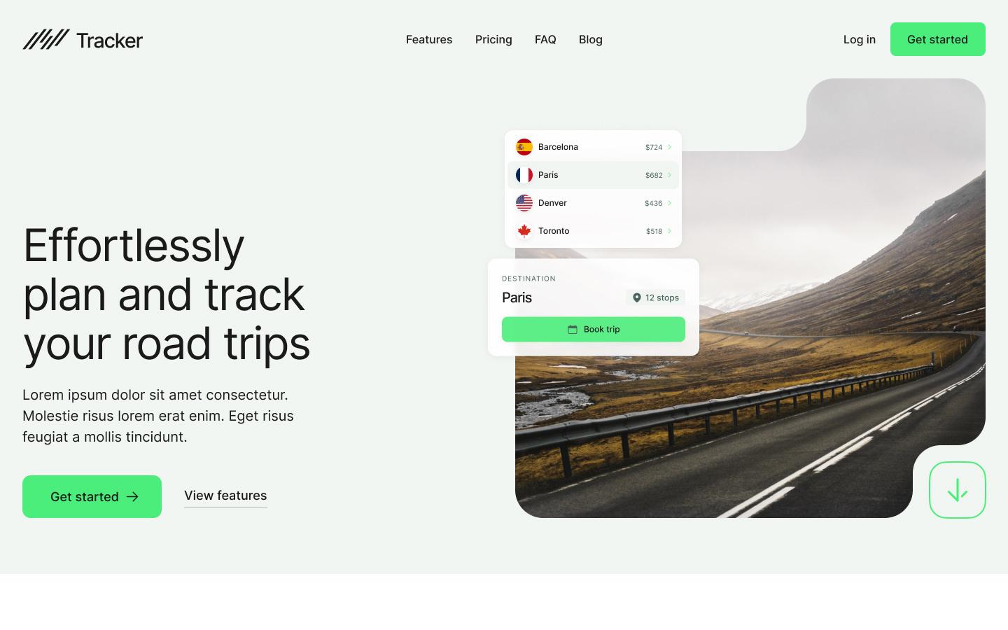 Tracker - SaaS HTML5 Responsive Website Template